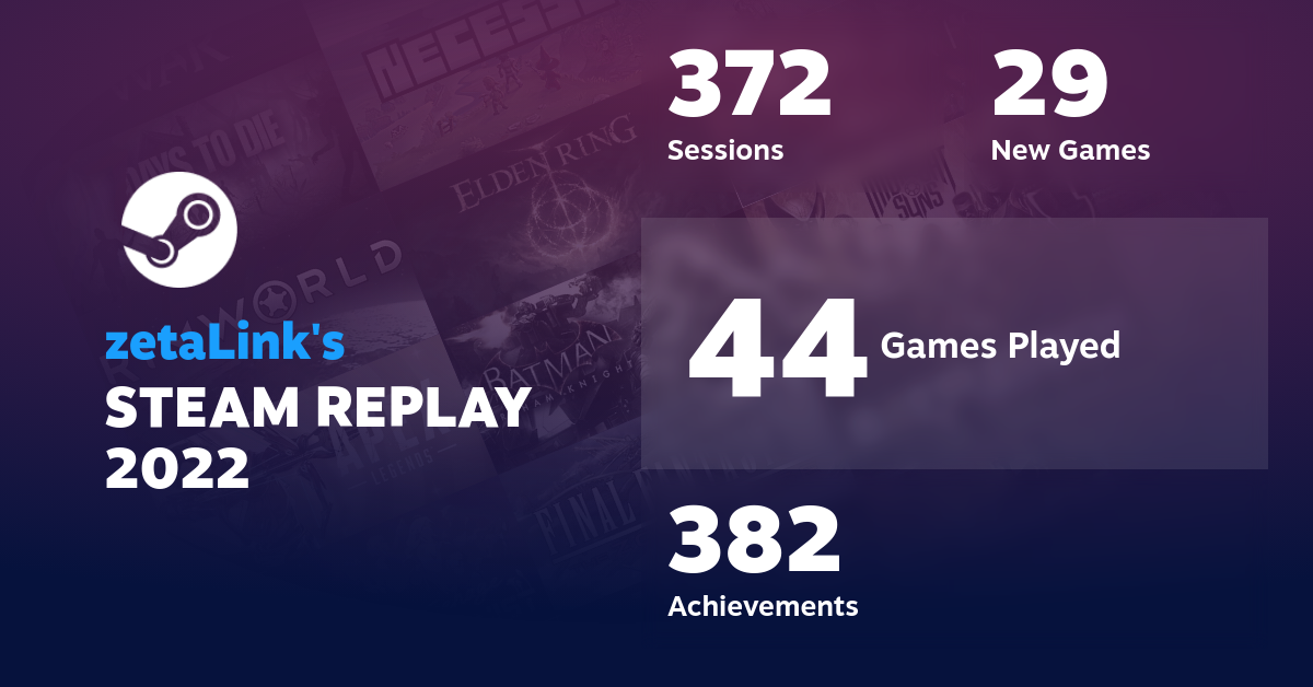 zetaLink's STEAM REPLAY 2022