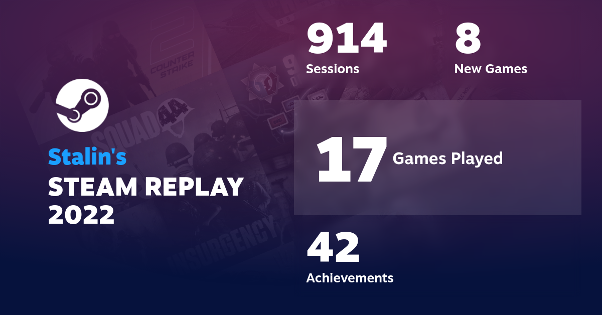 Stalin's STEAM REPLAY 2022