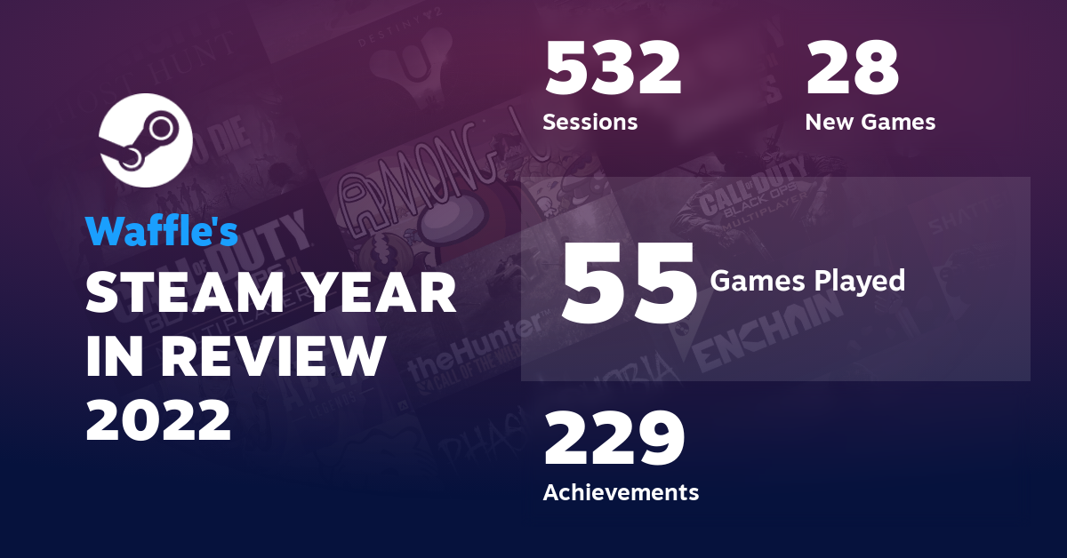 Waffle's STEAM YEAR IN REVIEW 2022