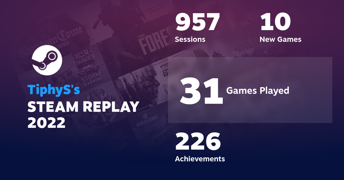 TiphyS's STEAM REPLAY 2022