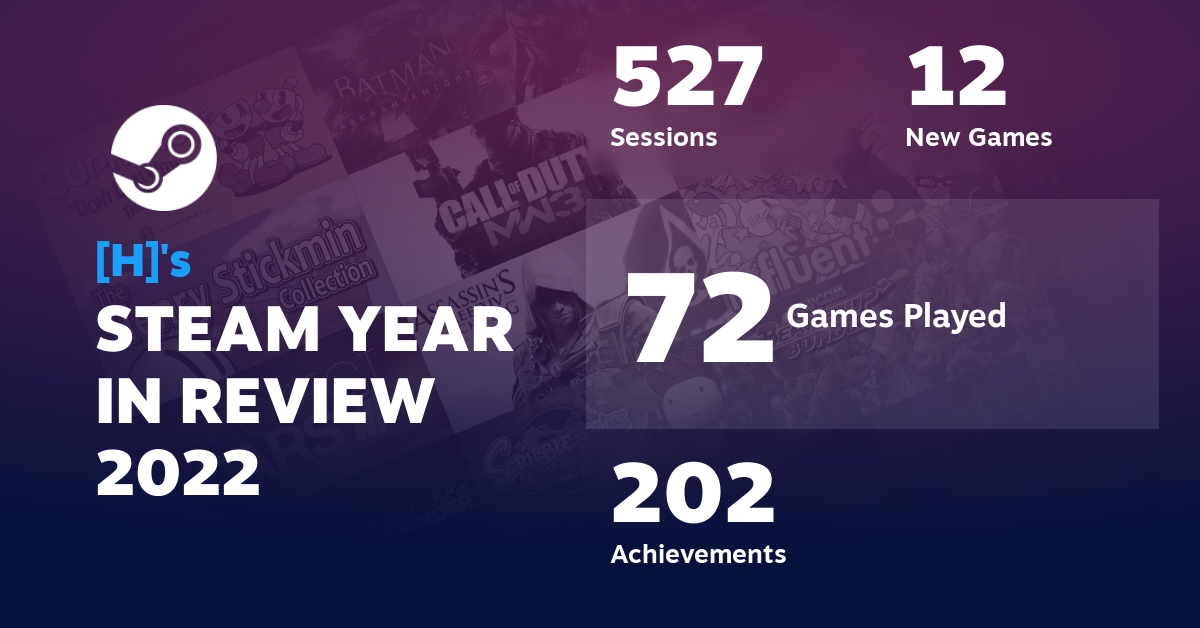 Glue Sniffer 's STEAM YEAR IN REVIEW 2022