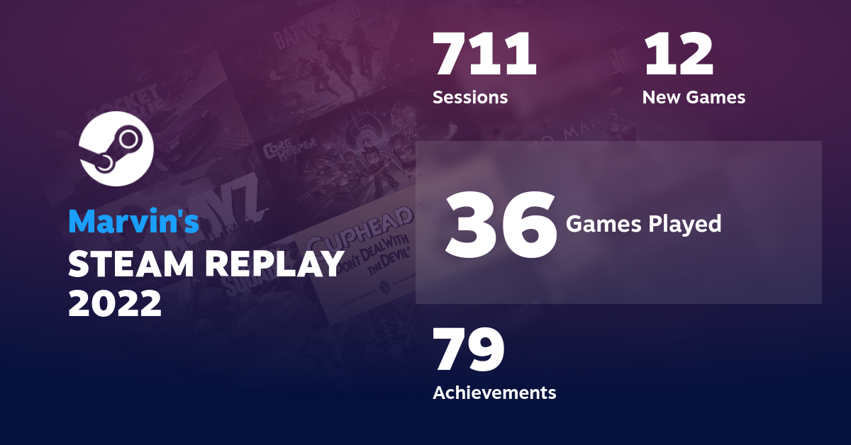 Marvin's STEAM REPLAY 2022