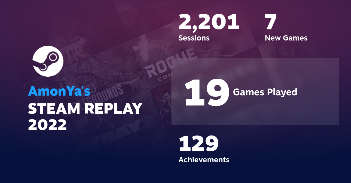 AmonYa's STEAM REPLAY 2022