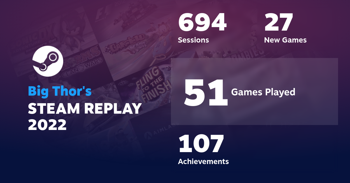 Big Thor's STEAM REPLAY 2022