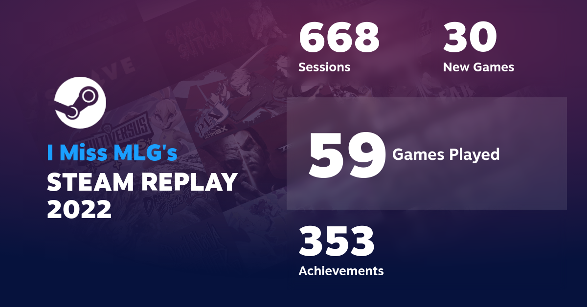 I Miss MLG's STEAM REPLAY 2022