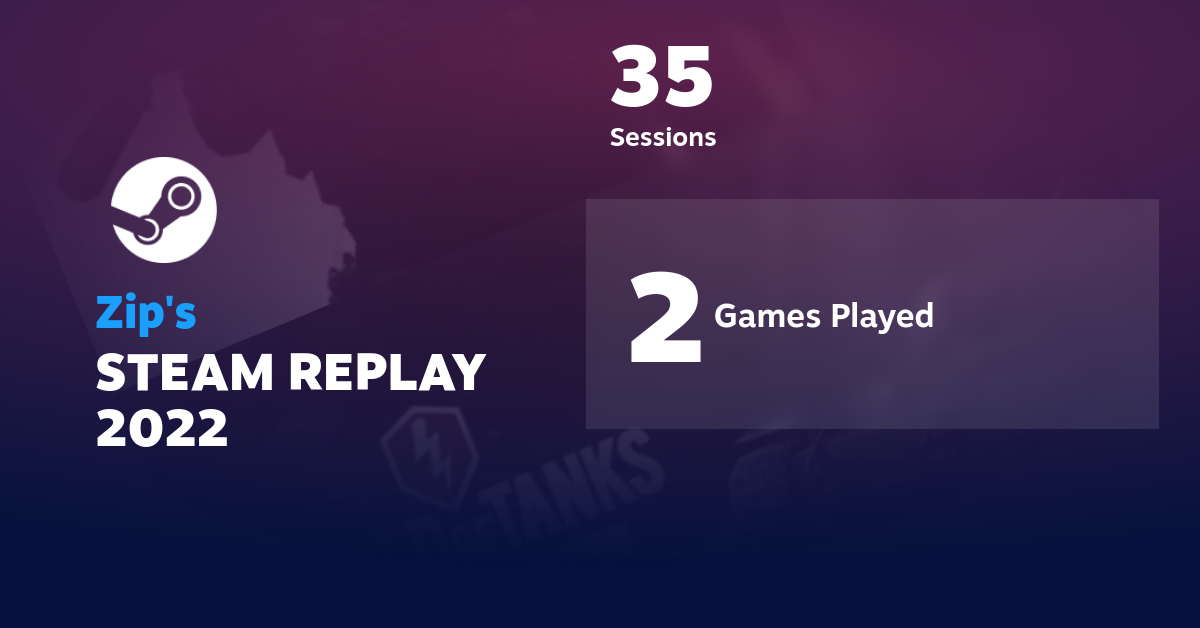 Zip's STEAM REPLAY 2022