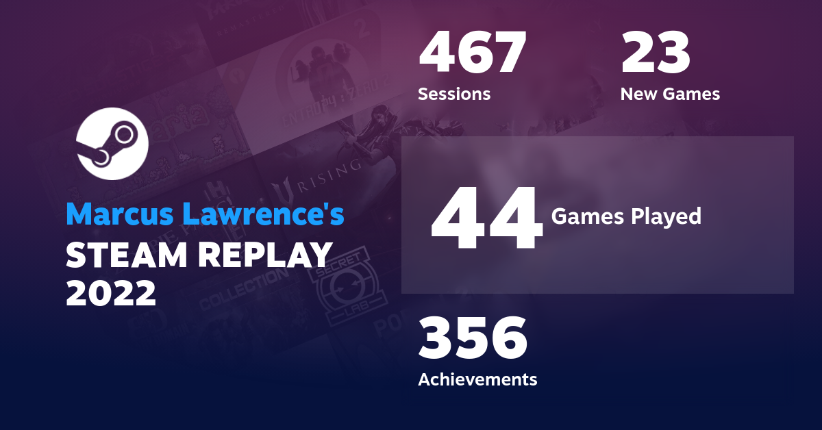 Marcus Lawrence's STEAM REPLAY 2022