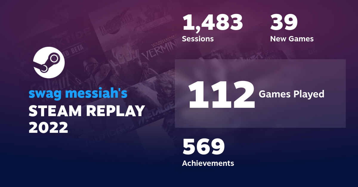 swag messiah's STEAM REPLAY 2022