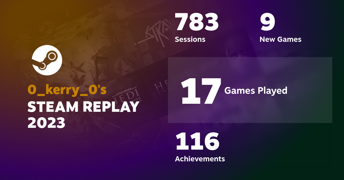 0_kerry_0's STEAM REPLAY 2023