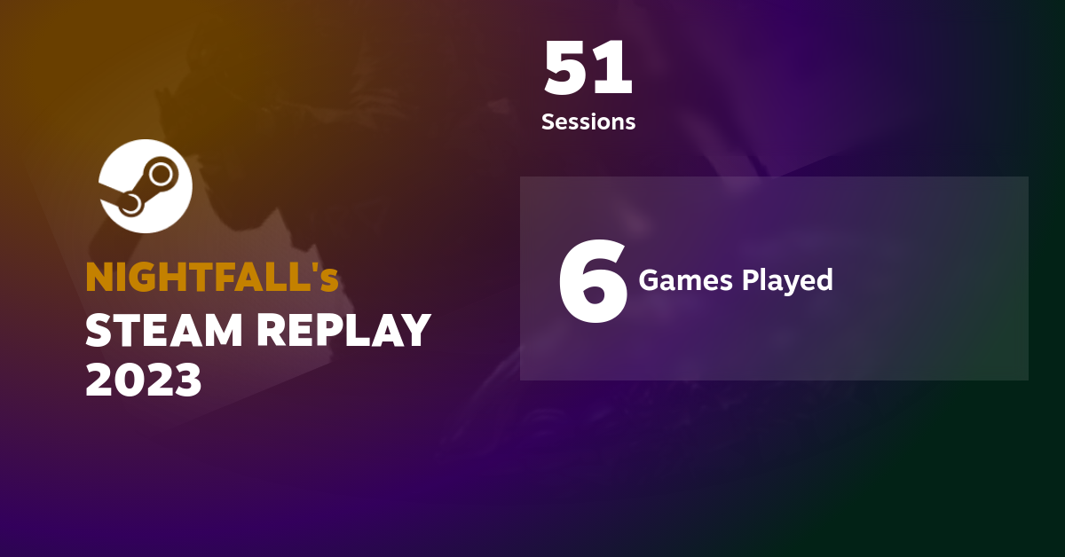 NIGHTFALL's STEAM REPLAY 2023