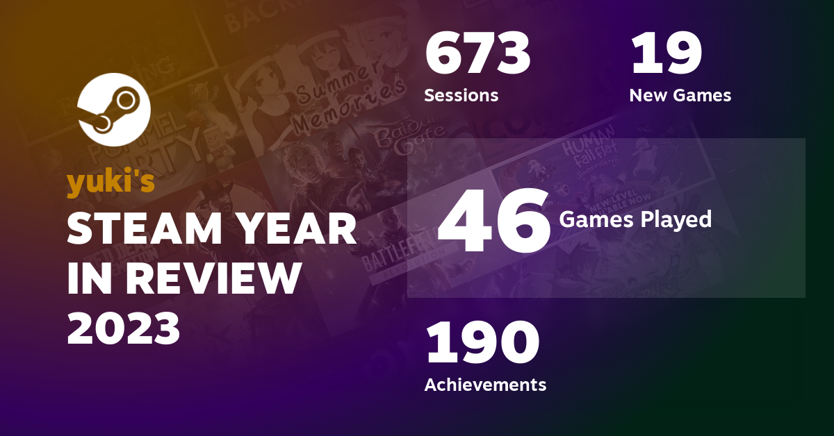 yuki's STEAM REPLAY 2023