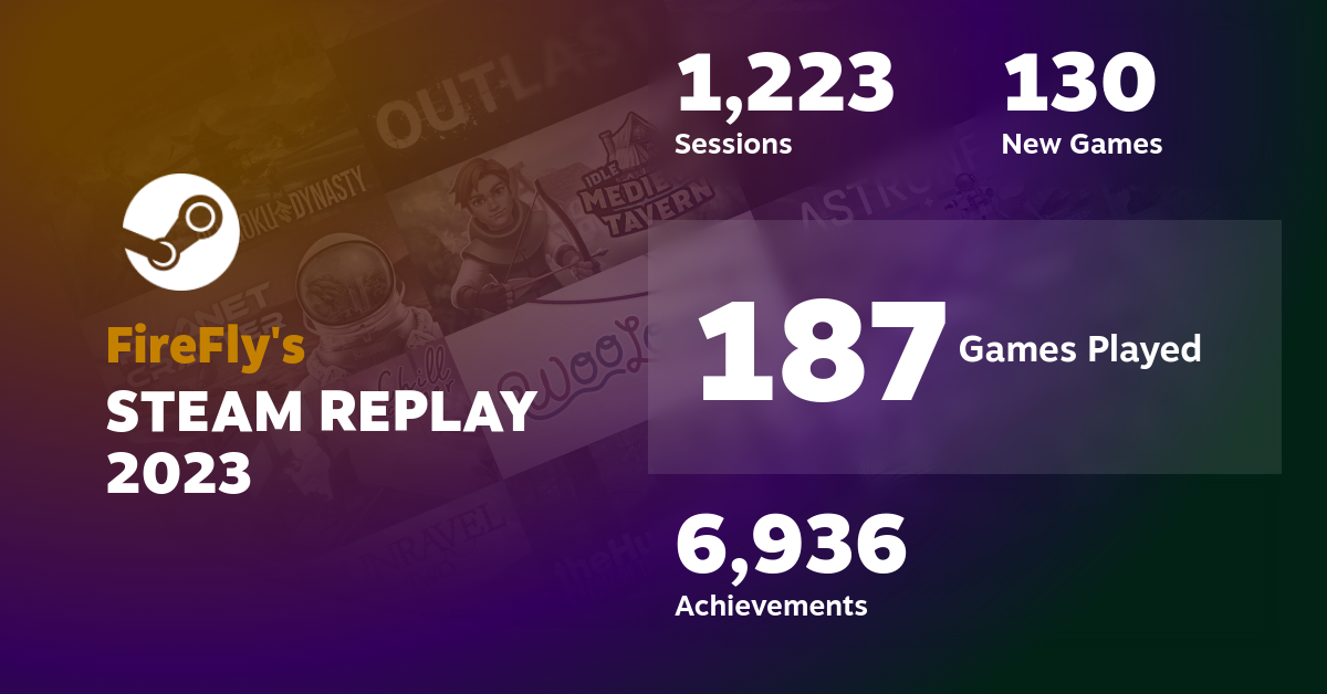 FireFly's STEAM REPLAY 2023