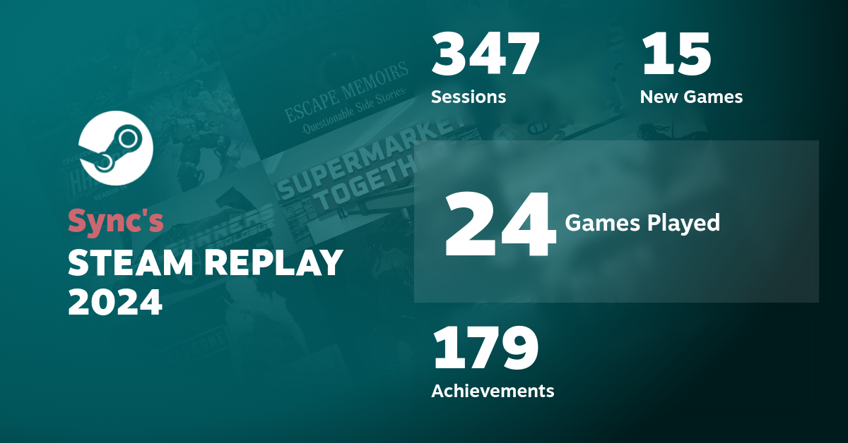 Sync's STEAM REPLAY 2024