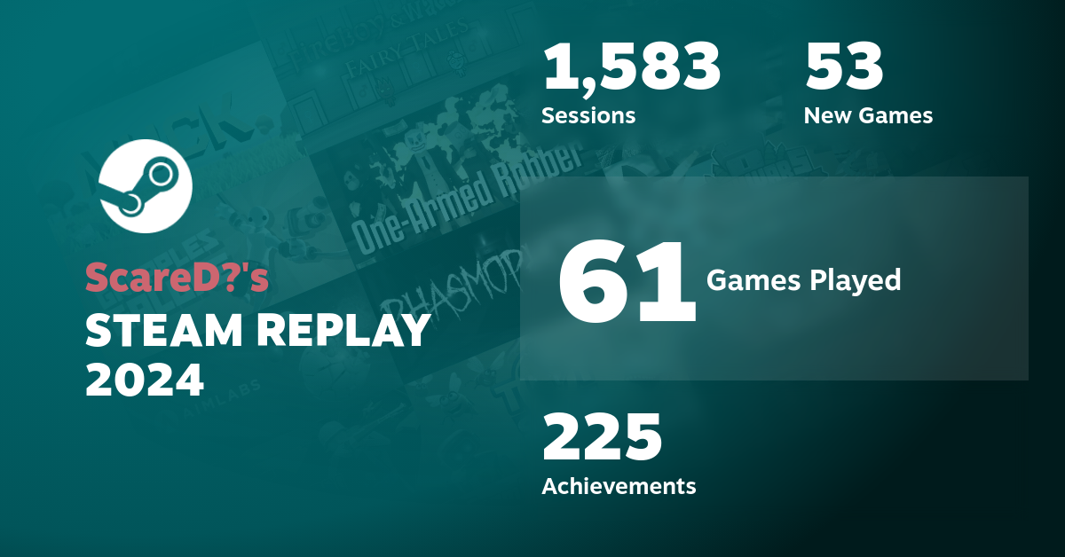 ScareD?'s STEAM REPLAY 2024