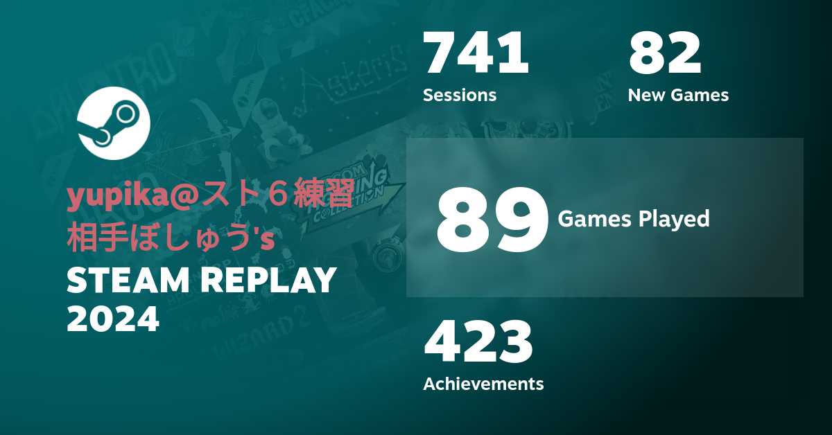 yupika@スト6練習相手ぼしゅう's STEAM REPLAY 2024
