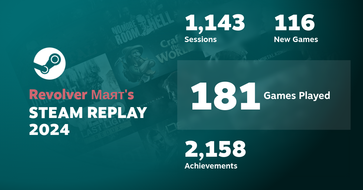 Revolver Маят's STEAM REPLAY 2024