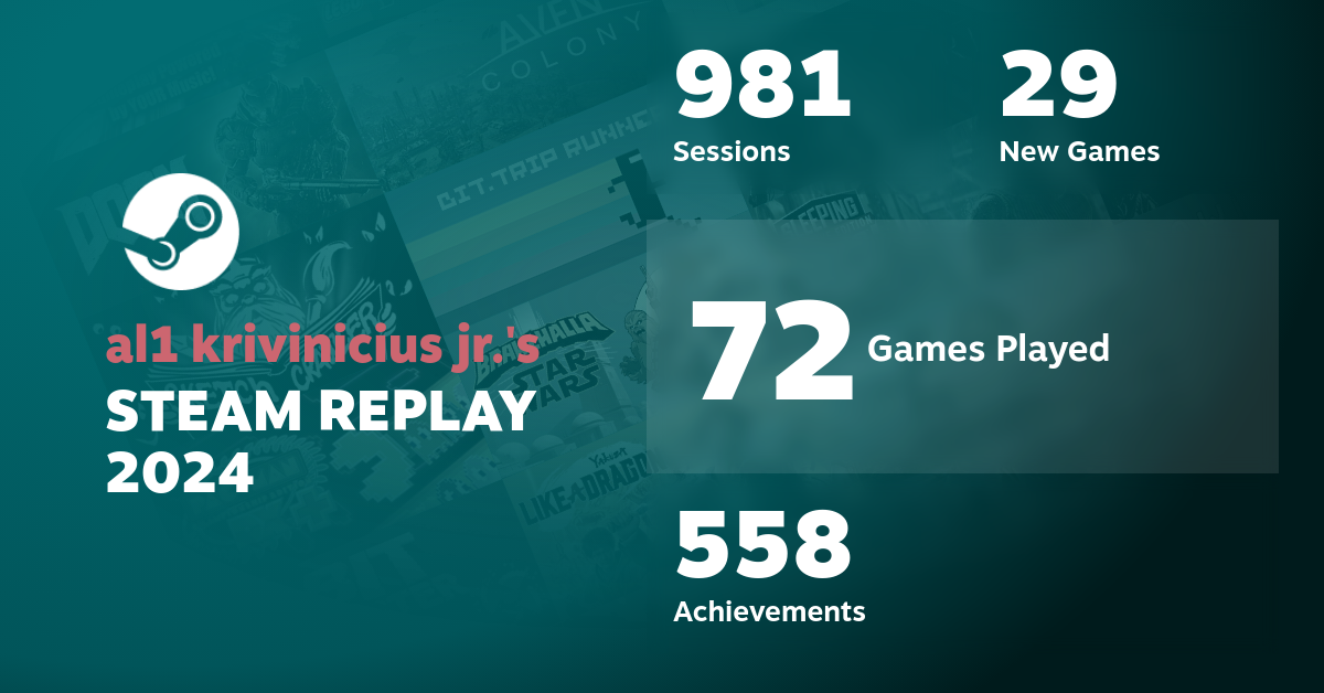 al1 krivinicius jr.'s STEAM REPLAY 2024