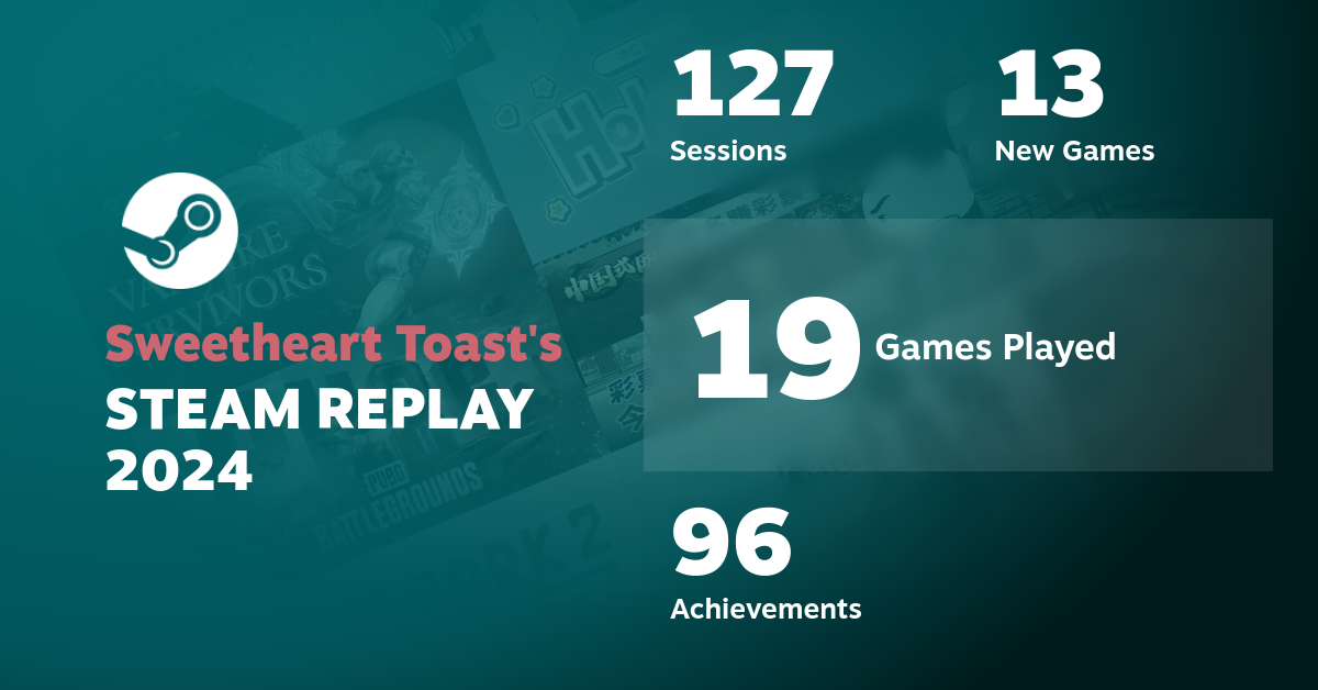 Sweetheart Toast's STEAM REPLAY 2024