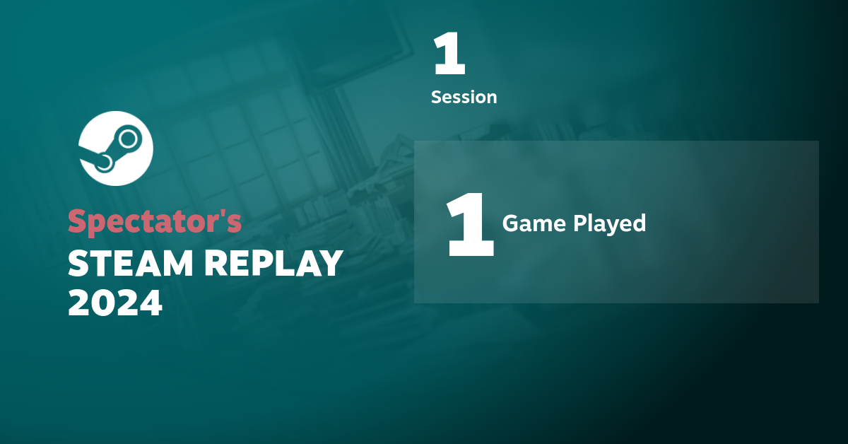Spectator's STEAM REPLAY 2024