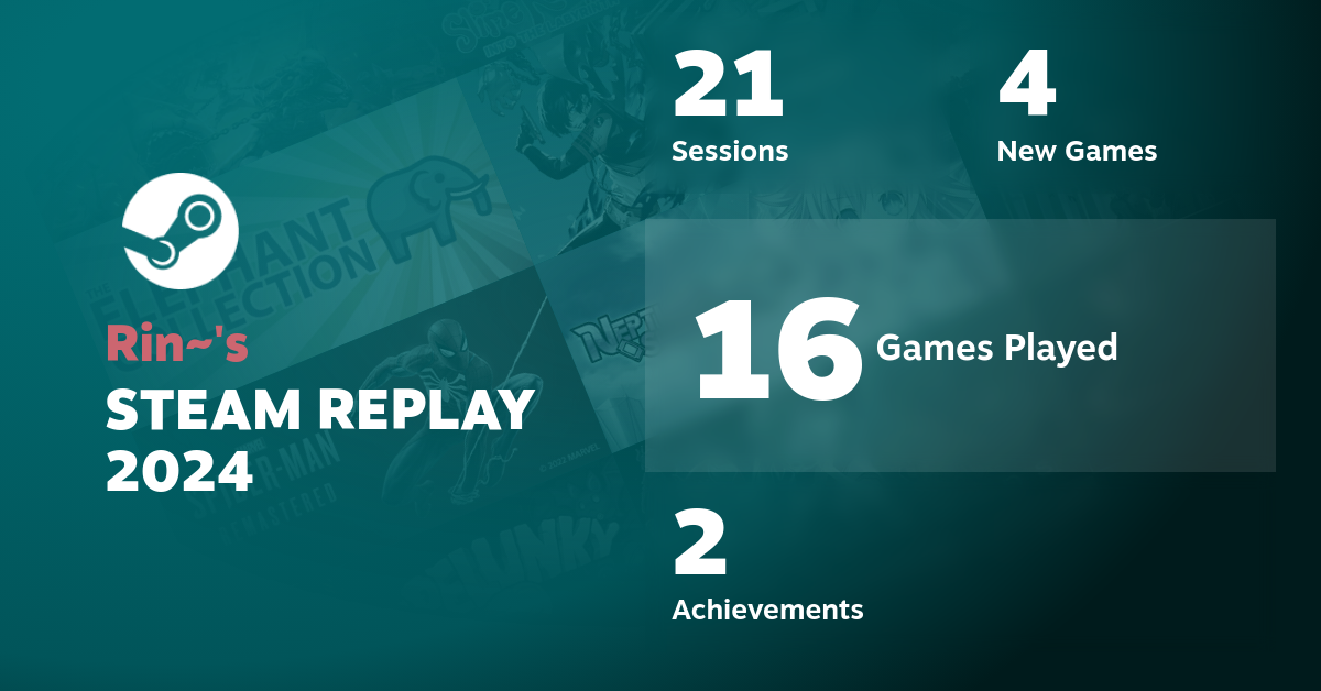 Rin~'s STEAM REPLAY 2024