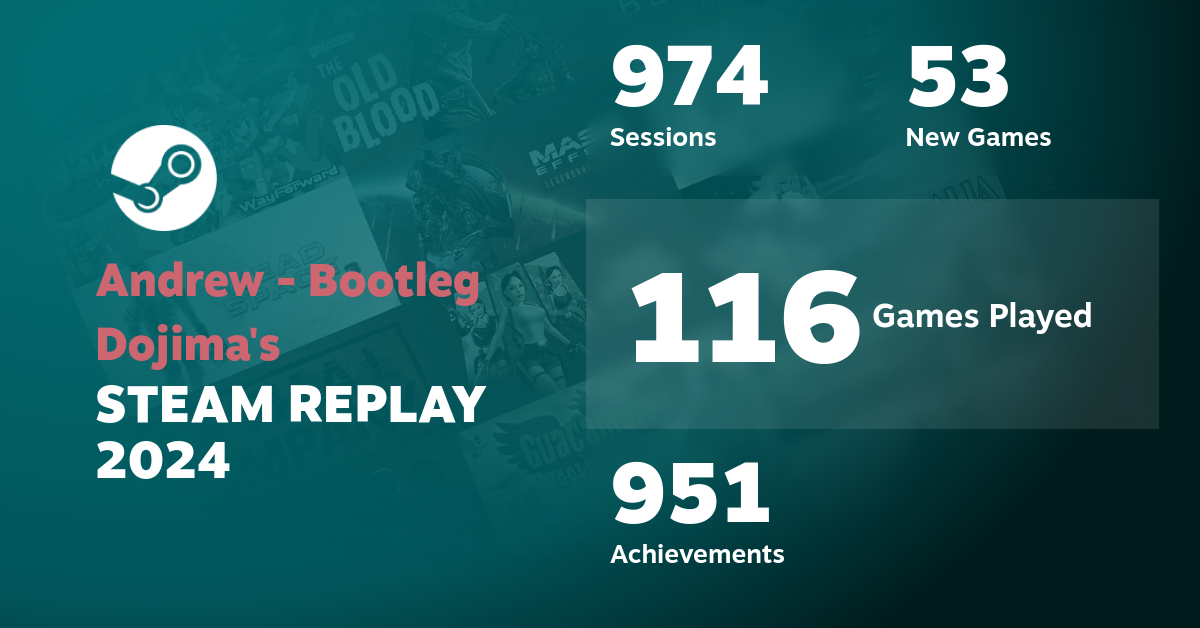 Andrew - Bootleg Dojima's STEAM REPLAY 2024
