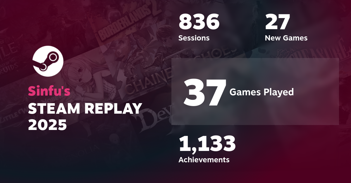 Sinfu's STEAM REPLAY 2025