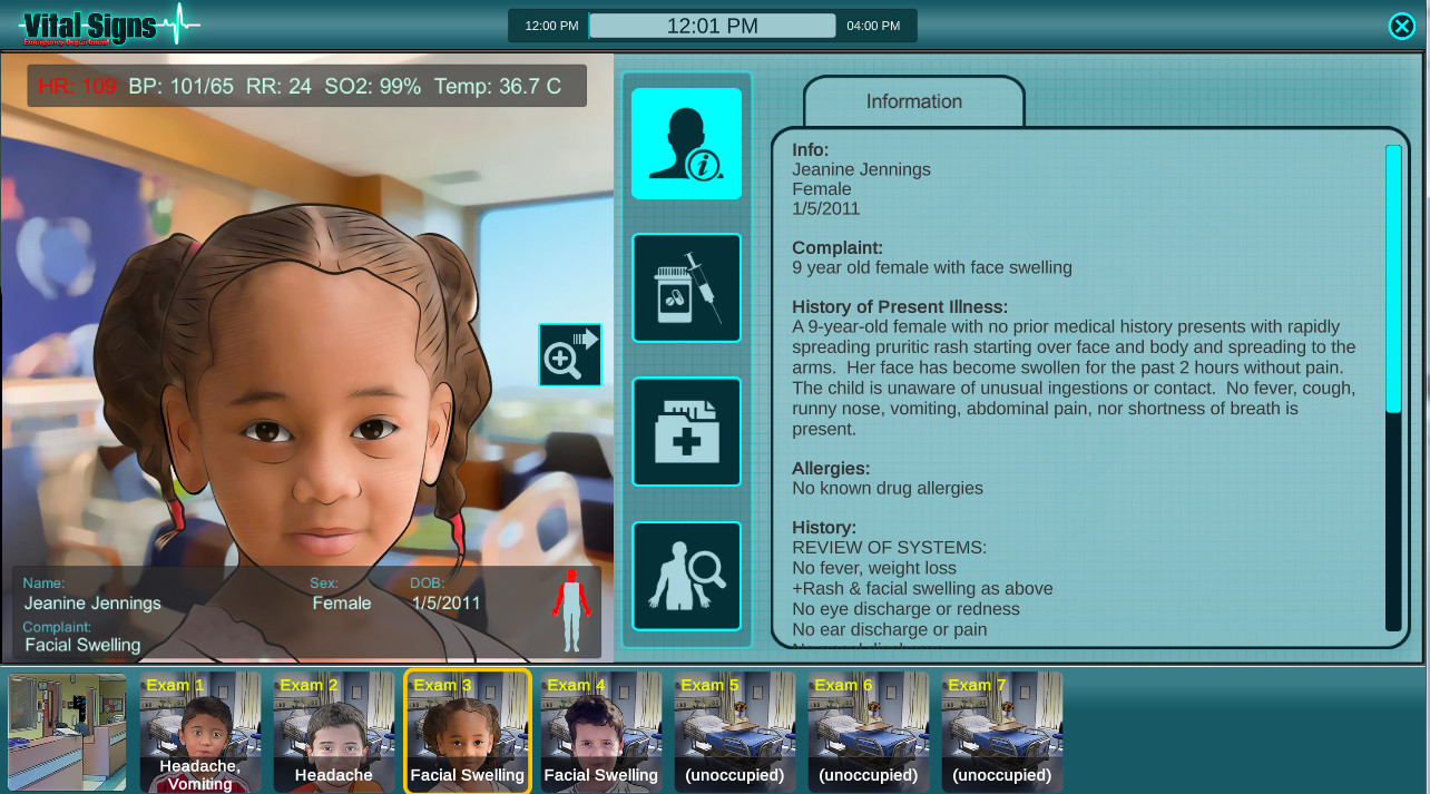 Vital Signs: ED - Pediatric Rare Disease Package on Steam