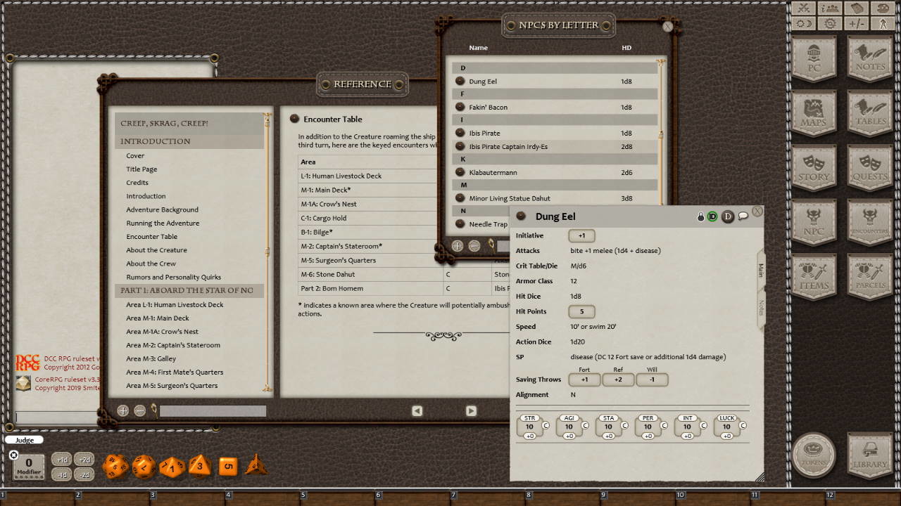 Fantasy Grounds - Dungeon Crawl Classics Horror #5: Creep, Skrag, Creep ...