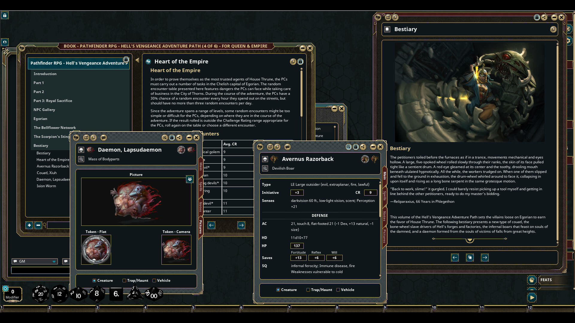 Fantasy Grounds - Pathfinder RPG - Hell's Vengeance AP 4: For Queen ...