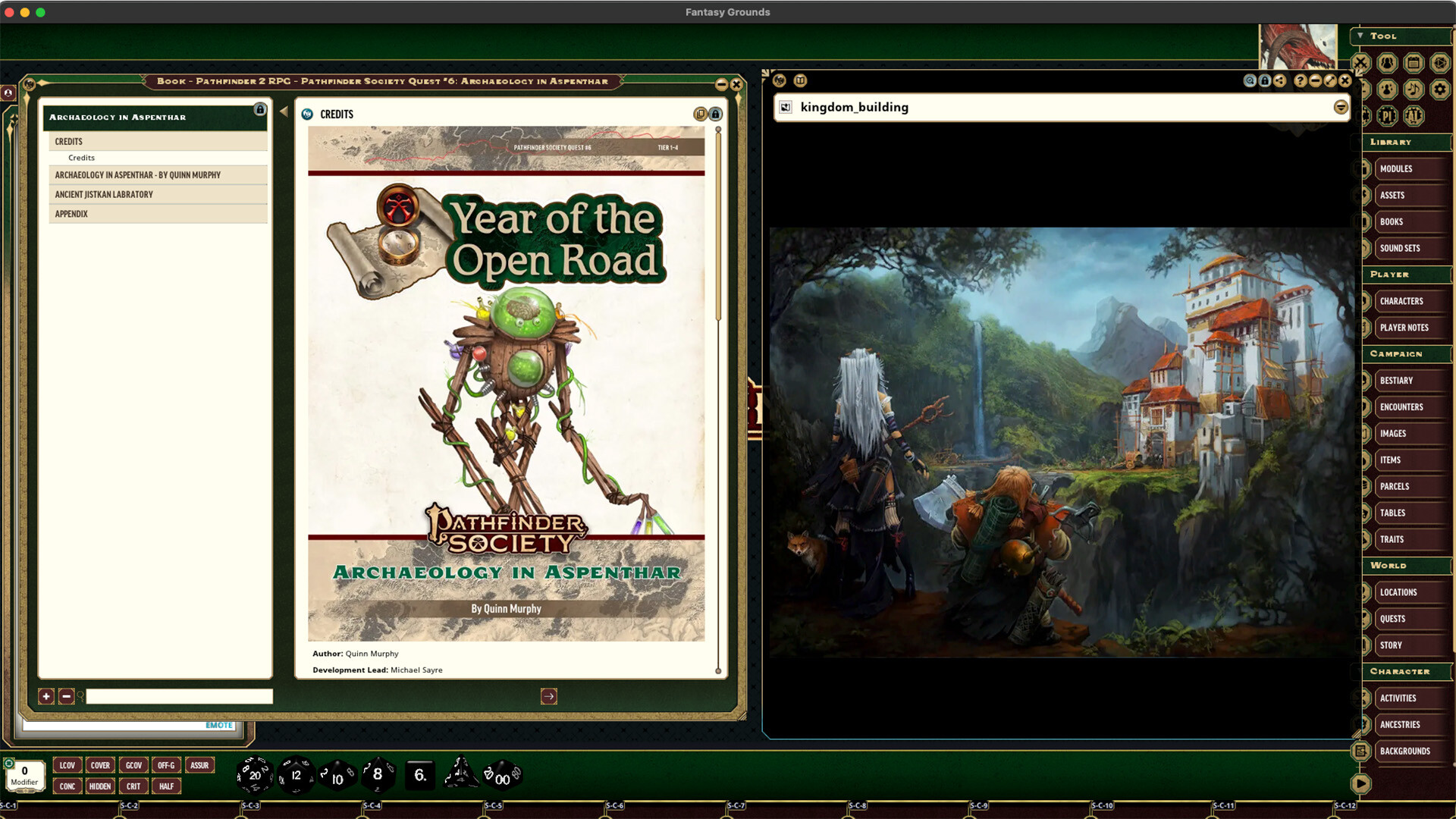 Fantasy Grounds - Pathfinder 2 RPG - Pathfinder Society Quest #6 ...