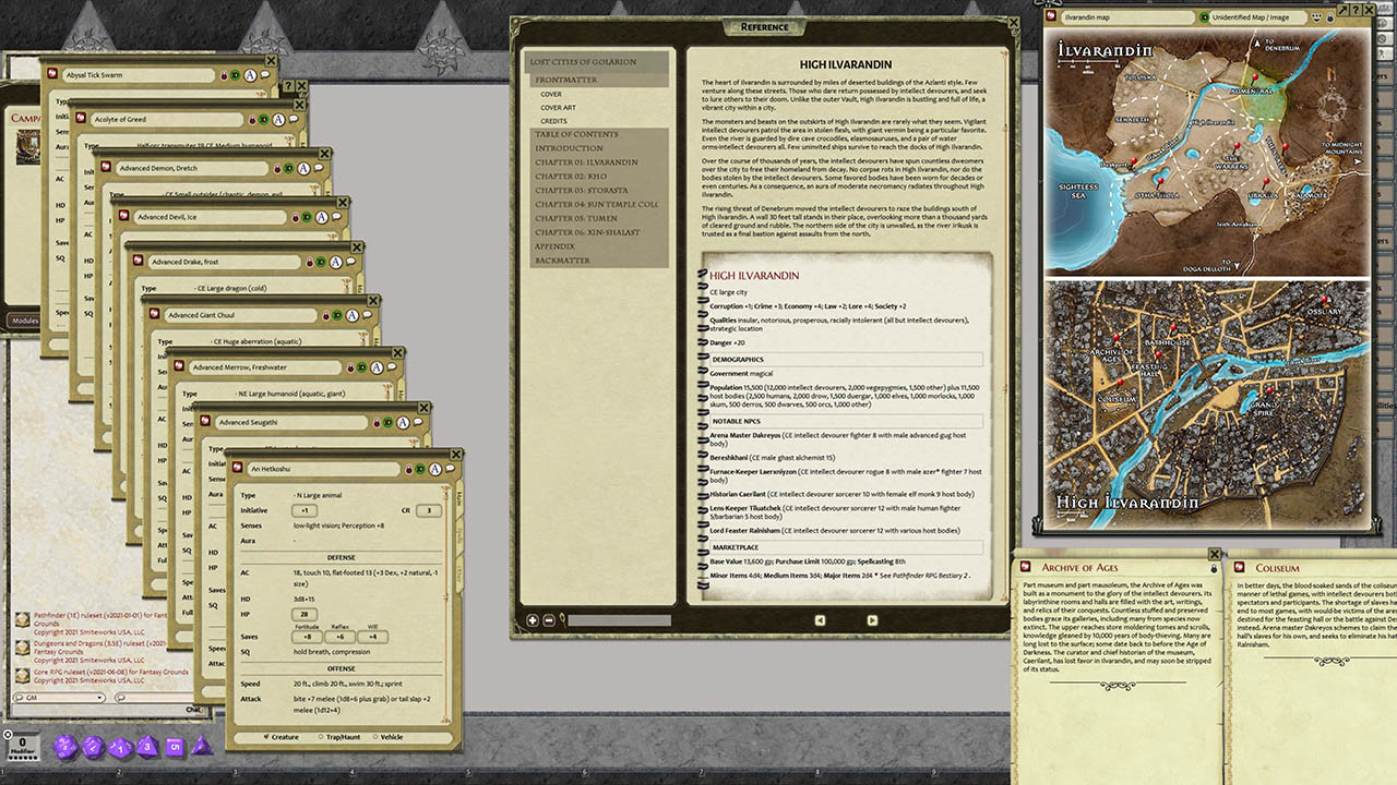 Fantasy Grounds - Pathfinder RPG - Campaign Setting: Lost Cities of ...