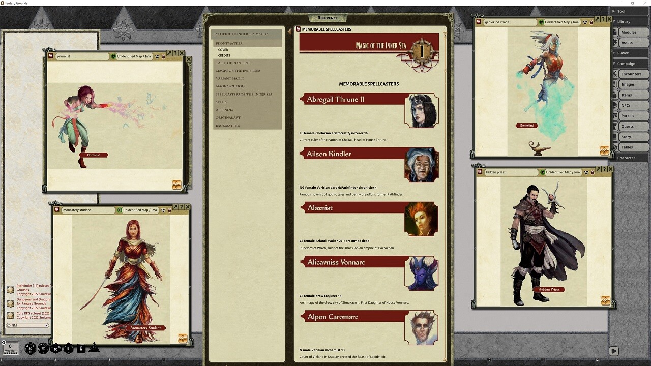 Fantasy Grounds Pathfinder Rpg Campaign Setting Inner Sea Magic On