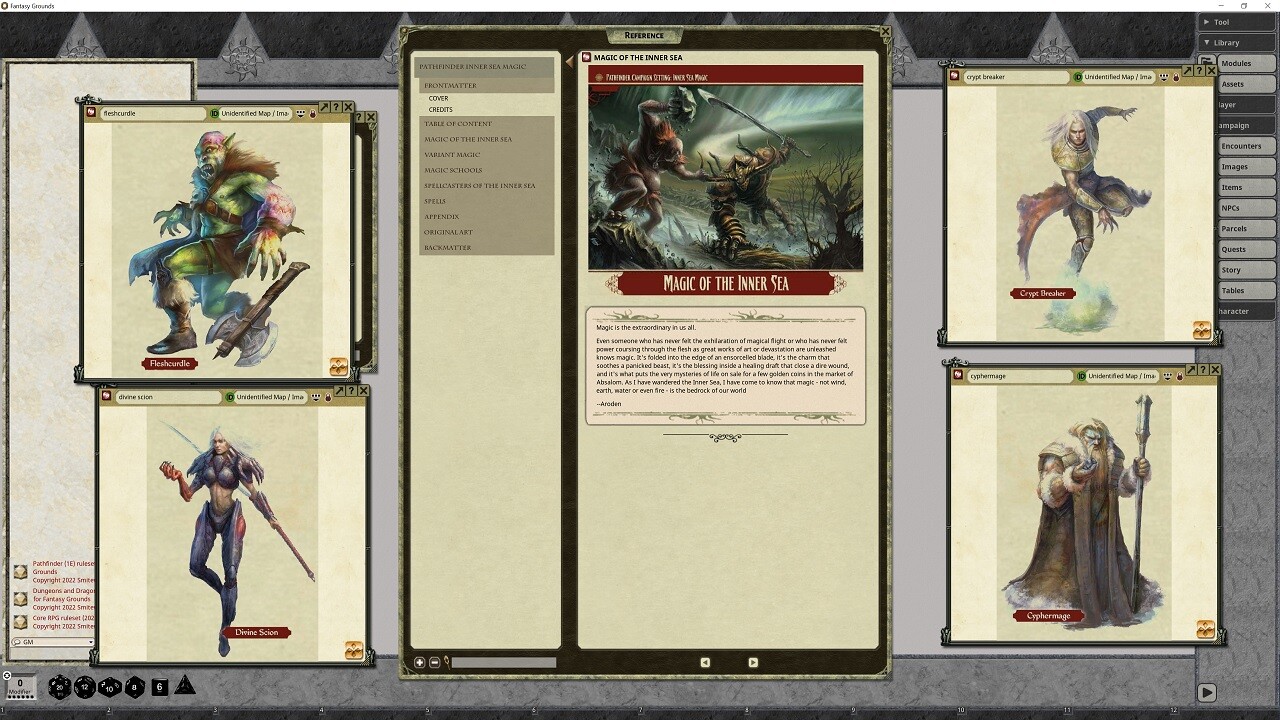 Fantasy Grounds Pathfinder Rpg Campaign Setting Inner Sea Magic On