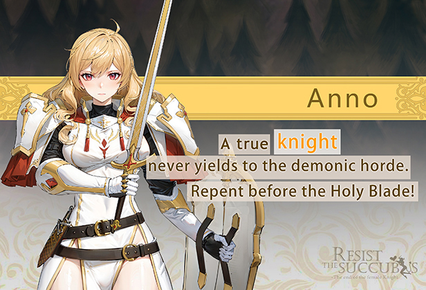 Resist the succubus—The end of the female Knight on Steam