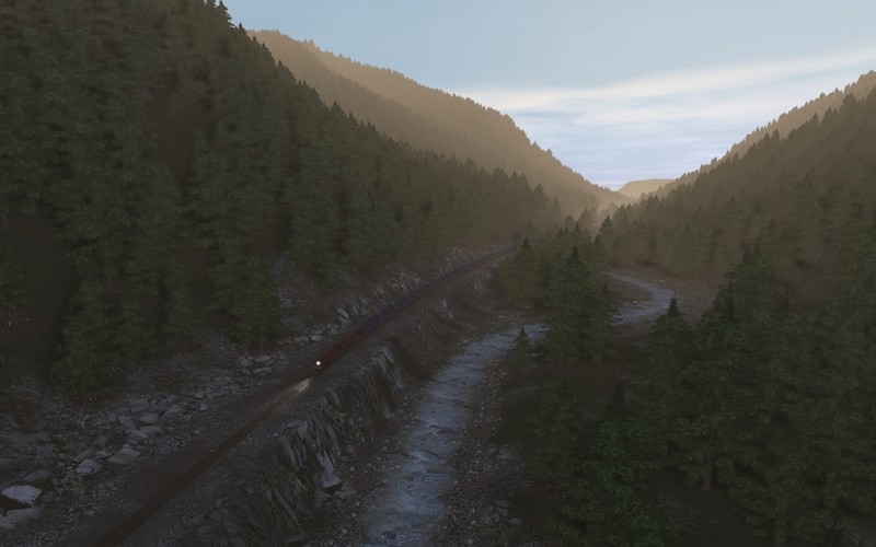 Trainz 2022 DLC - Canadian Rocky Mountains Viktor Lake to Ross Peak and ...