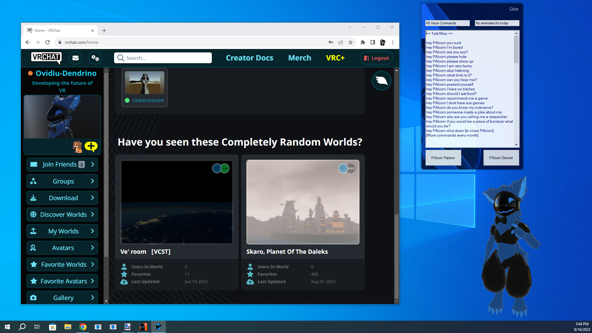 PAIcom (furry computer assistant) on Steam
