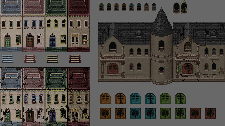 Save 30 On Pixel Game Maker Mv Haunted Residences Assets On Steam