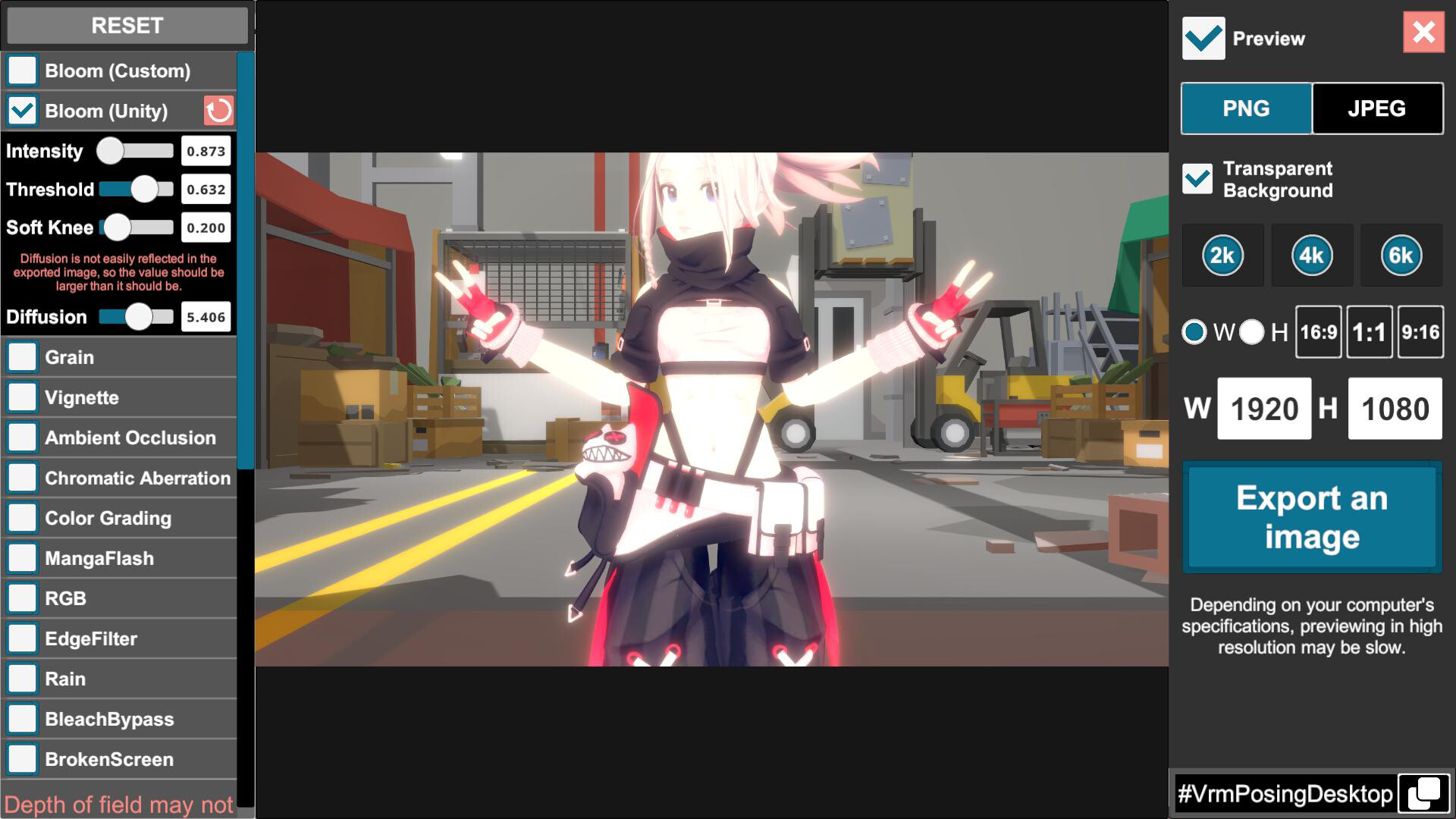 VRM Posing Desktop on Steam