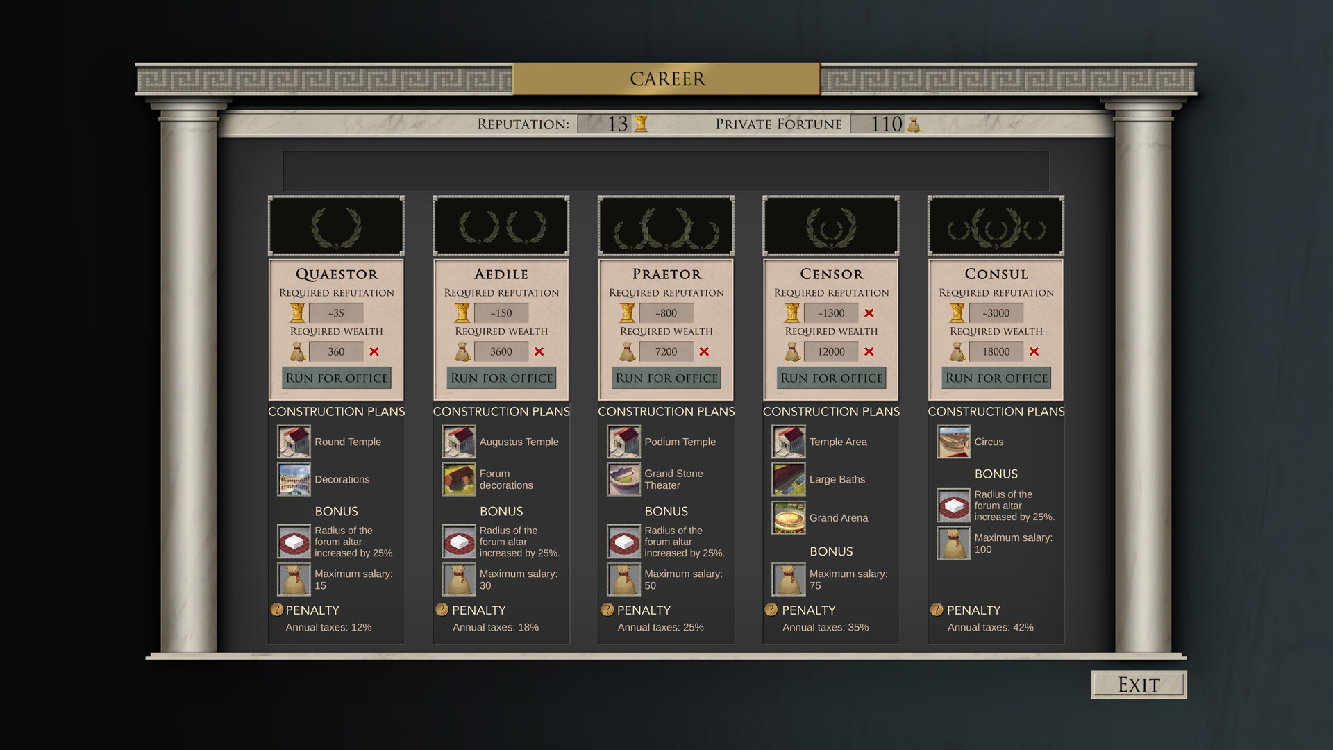 Pax Augusta on Steam