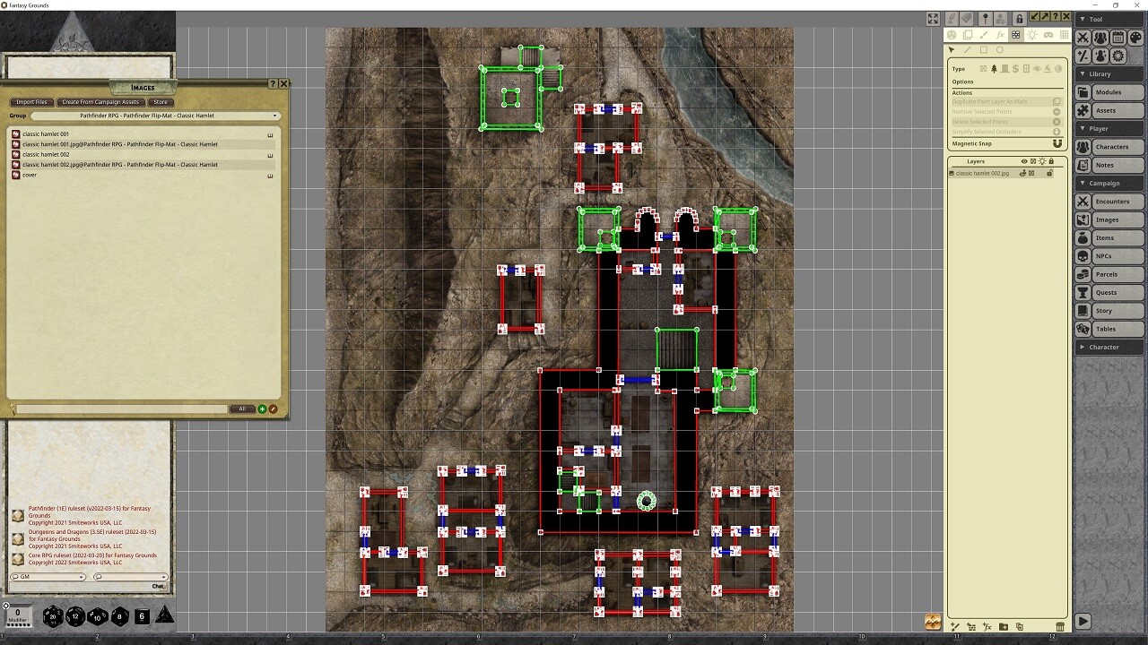 Fantasy Grounds Pathfinder Rpg Pathfinder Flip Mat Classic Hamlet