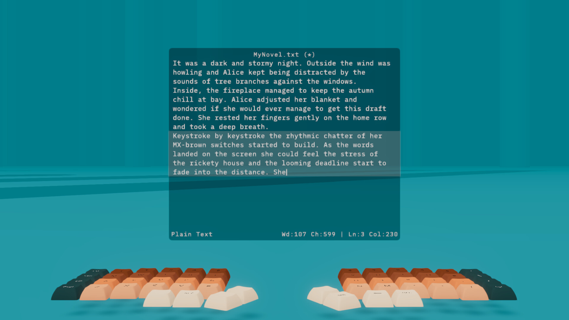 Typing Simulator on Steam