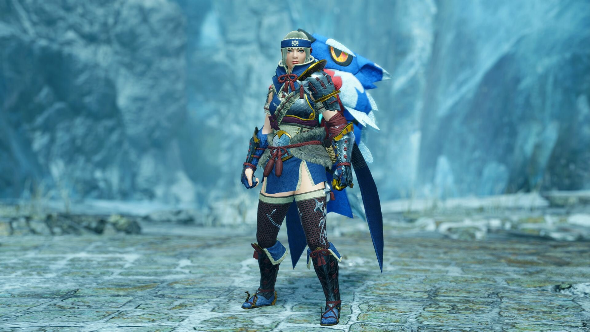 Monster Hunter Rise Stuffed Lunagaron Hunter Layered Weapon Switch