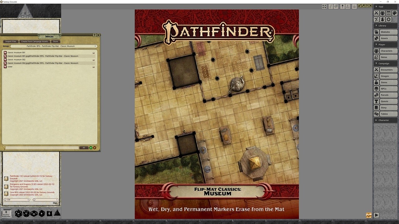 Fantasy Grounds Pathfinder Rpg Pathfinder Flip Mat Classic Museum