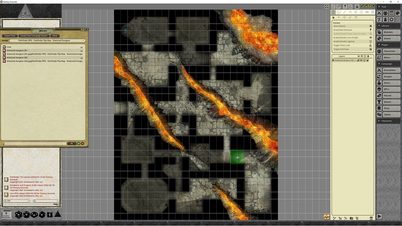 Fantasy Grounds Pathfinder Rpg Pathfinder Flip Mat Shattered