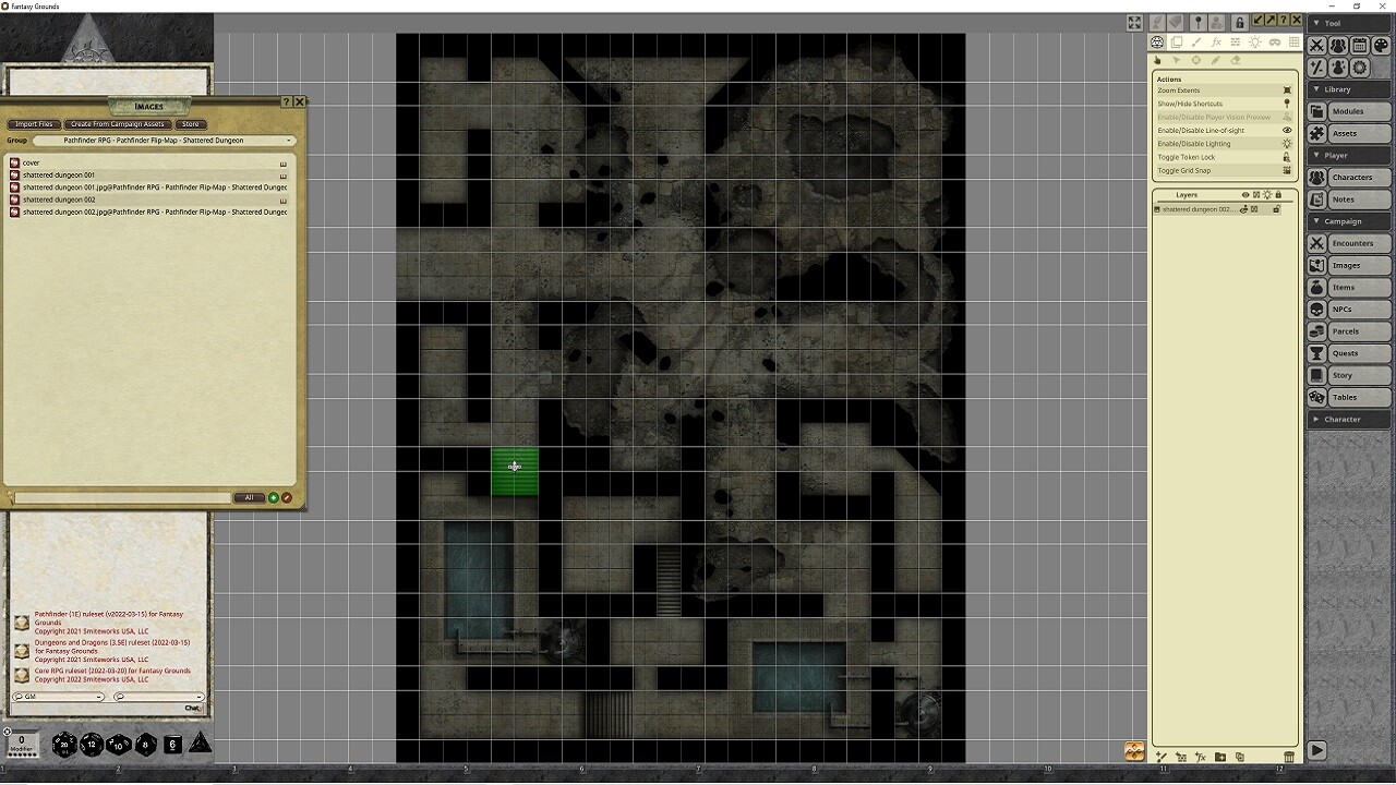 Fantasy Grounds Pathfinder Rpg Pathfinder Flip Mat Shattered
