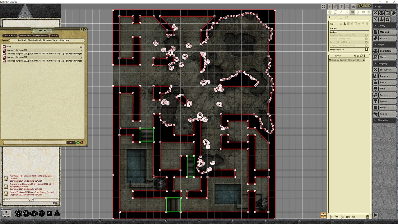 Fantasy Grounds Pathfinder Rpg Pathfinder Flip Mat Shattered