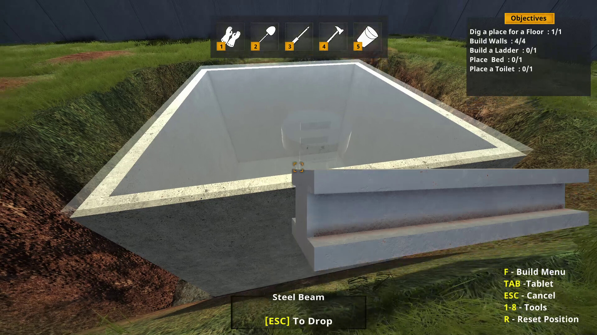 Bunker Builder Simulator: Prologue on Steam
