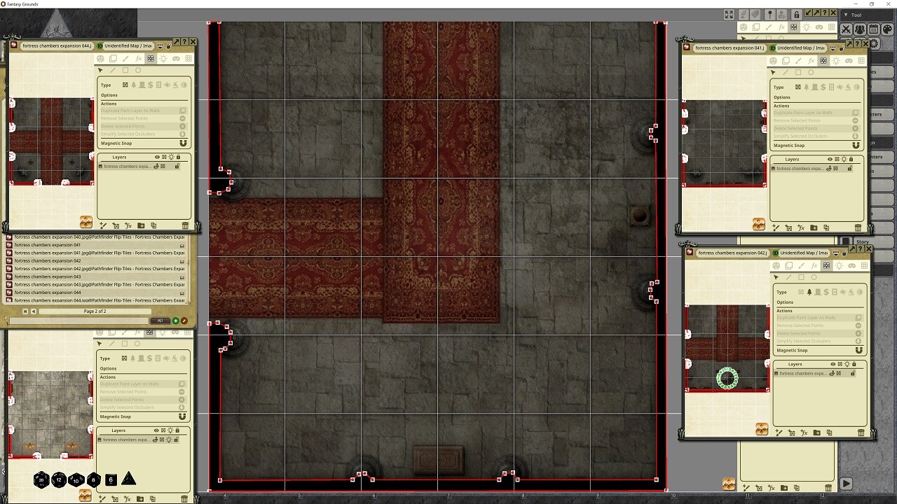 Fantasy Grounds Pathfinder Rpg Flip Tiles Fortress Chambers