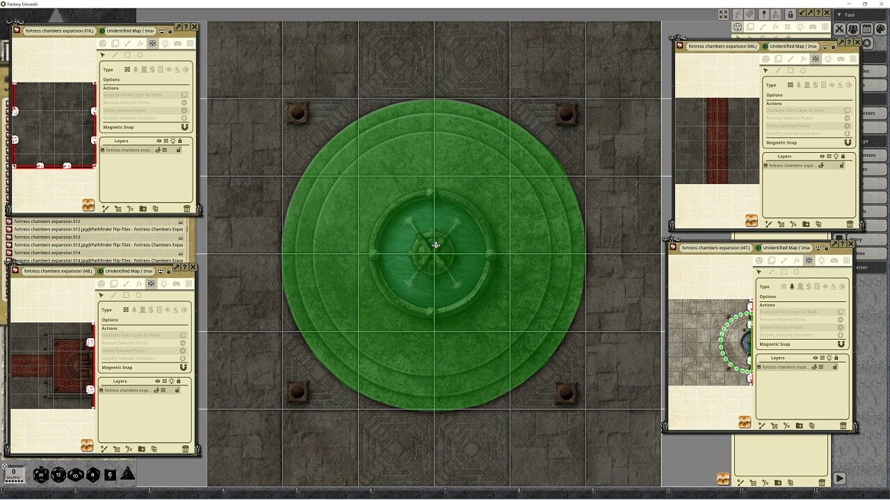 Fantasy Grounds Pathfinder Rpg Flip Tiles Fortress Chambers