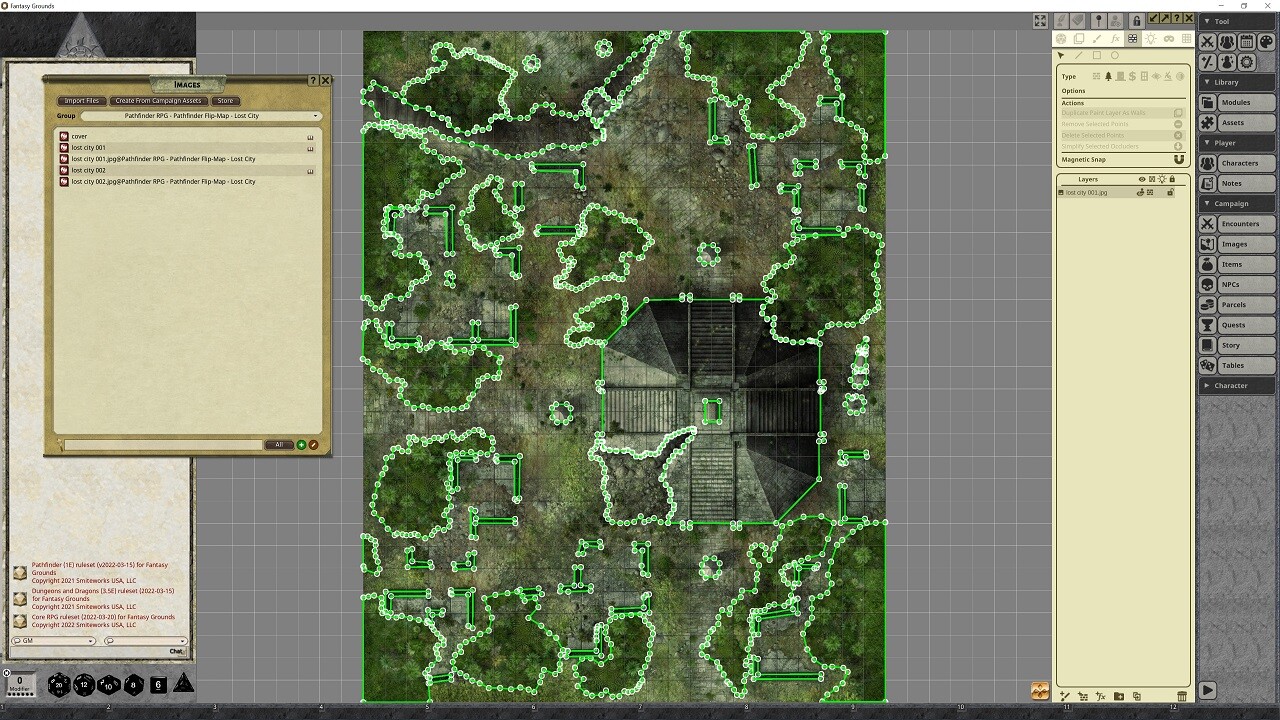 Fantasy Grounds Pathfinder Rpg Pathfinder Flip Mat Lost City On Steam